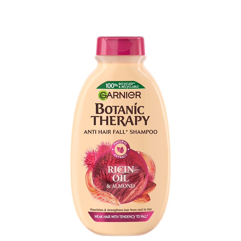 GARNIER BOTANIC ŠAMPON 400ML RICIN OIL&ALMOND