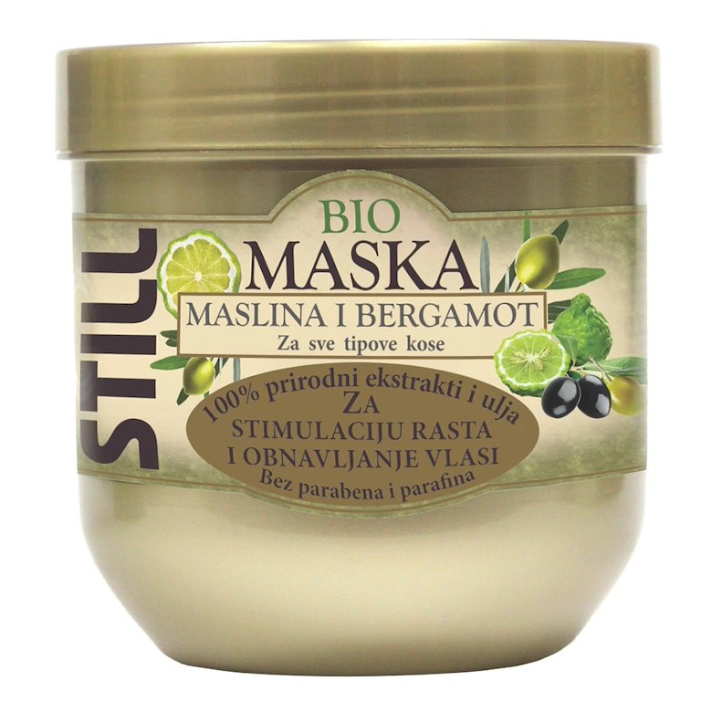 STILL MASKA ZA KOSU BIO 500ML MASLINA I BERGAMOT