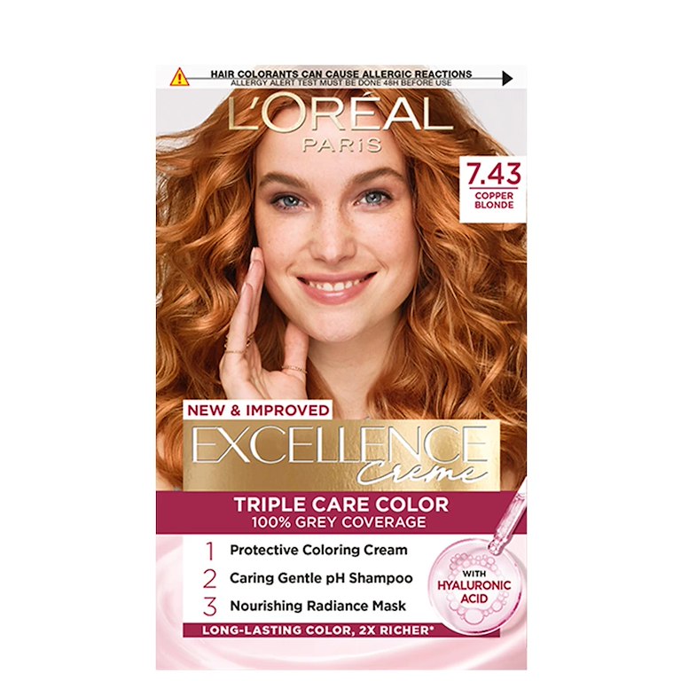 LOREAL EXCELLENCE BOJA ZA KOSU 7.43