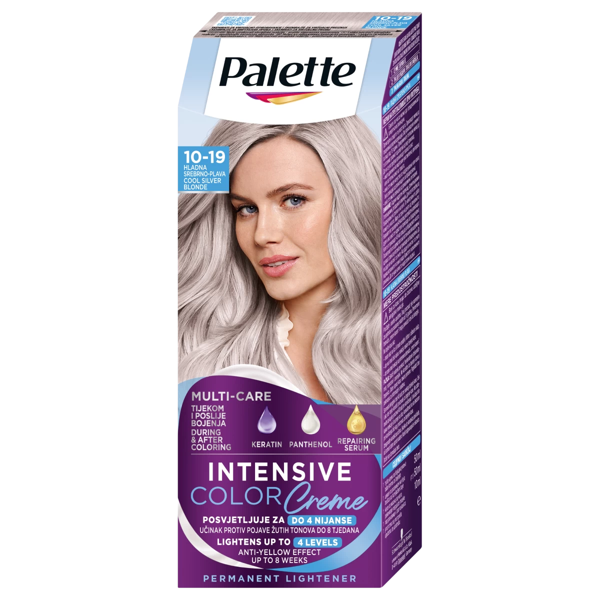 PALETTE ICC BOJA ZA KOSU 10-19 HLADNO SREBRNO PLAVA