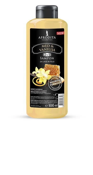 AFRODITA ŠAMPON 1L MED&VANILA