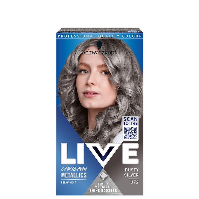 SCHWARZKOPF LIVE COLOR XXL BOJA ZA KOSU U72 DUSTY SILVER