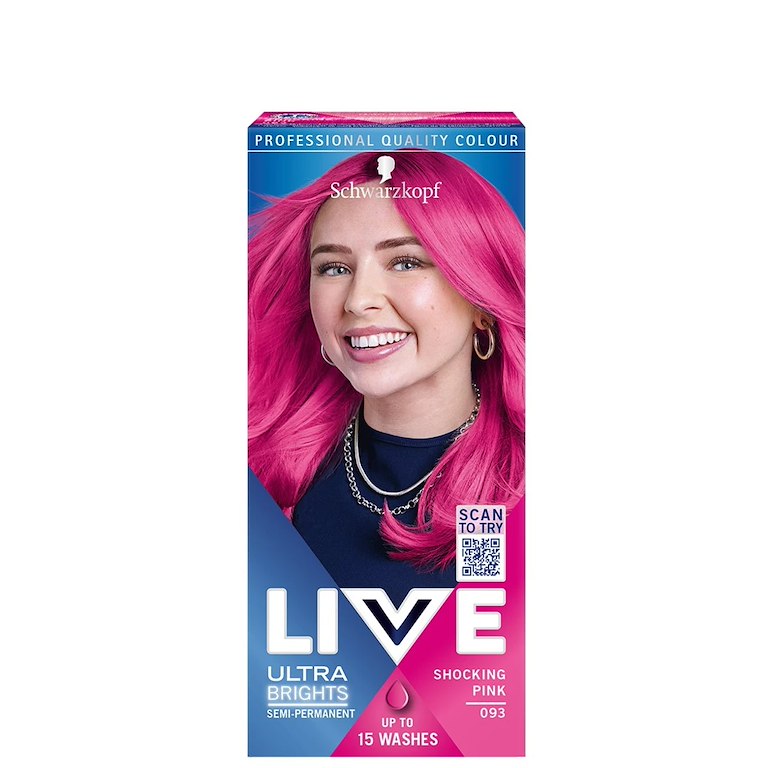 SCHWARZKOPF LIVE COLOR XXL BOJA ZA KOSU UB 93 ŠOKANTNO ROZE