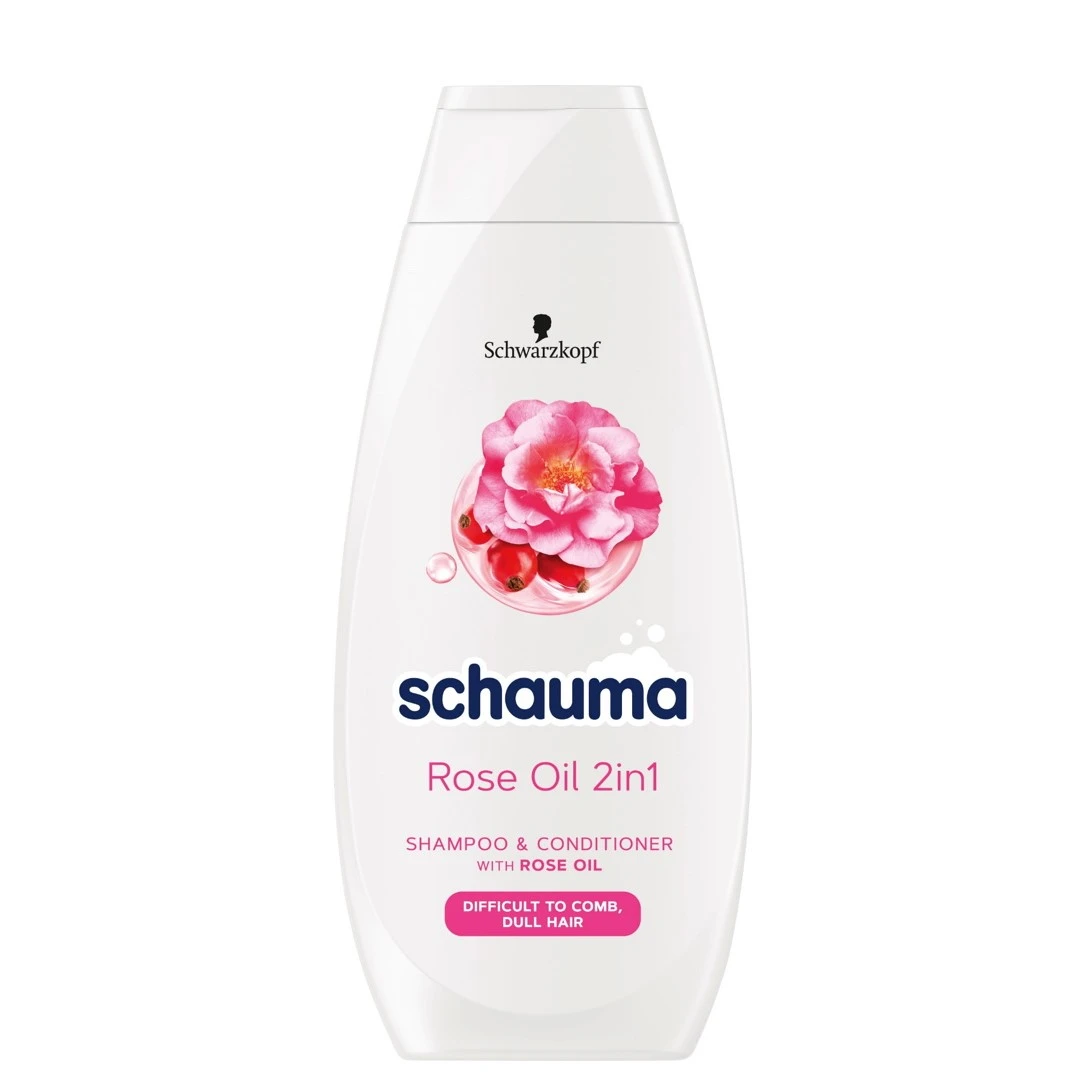 SCHAUMA ŠAMPON I REGENERATOR 400ML 2U1 ROSE OIL