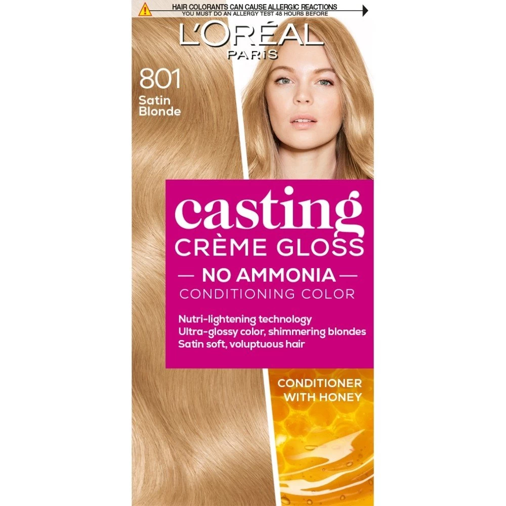 LOREAL CASTING CREME GLOSS BOJA ZA KOSU 801 SATIN BLOND