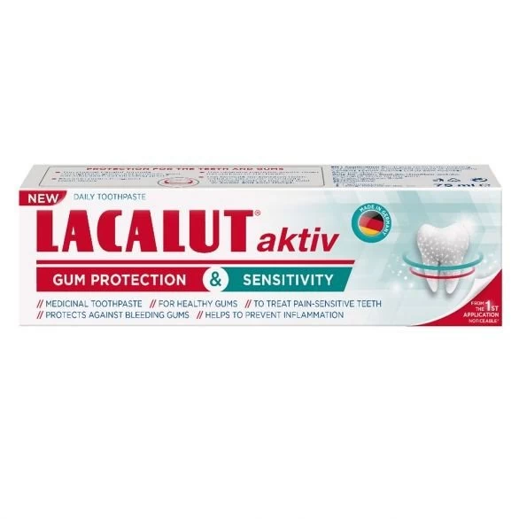 LACALUT PASTA 75ML AKTIVE WHITE&SENSITIVE