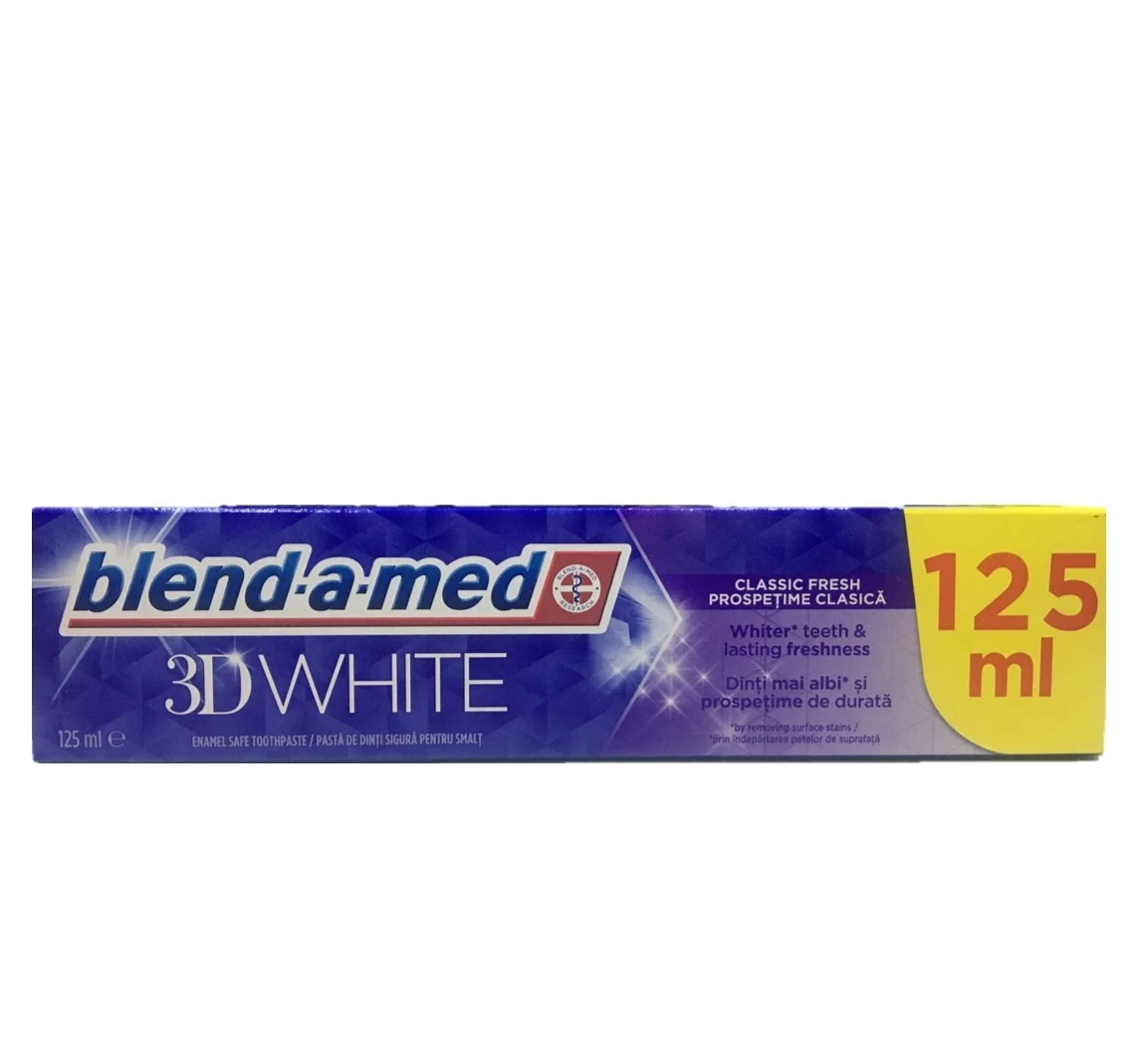 BLEND-A-MED PASTA 3D WHITE 125ML