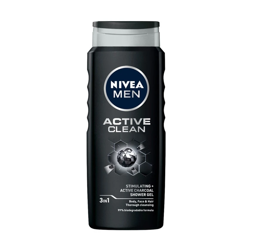 NIVEA GEL ZA TUŠIRANJE 500ML MEN ACITVE CLEAN 84046