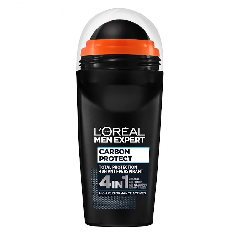 LOREAL MEN EXPERT ROLL-ON 50ML CARBON PROTECT 4 IN 1