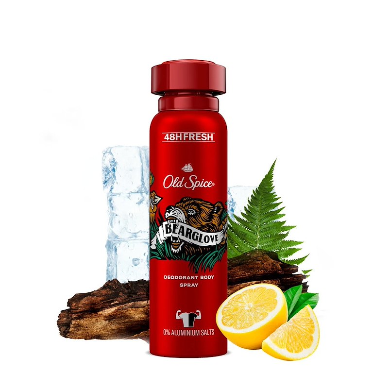 OLD SPICE DEO 150ML BEARGLOVE