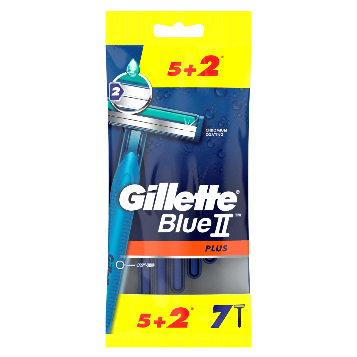 GILLETTE JEDNOKRATNI BRIJAČ BLUE II PLUS 7 KOM