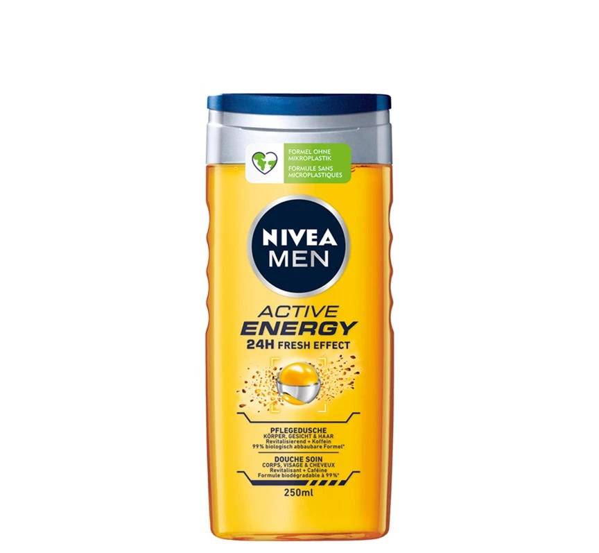 NIVEA GEL ZA TUŠIRANJE 250ML MEN ACTIVE ENERGY 92839