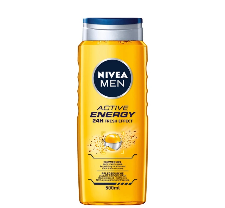 NIVEA GEL ZA TUŠIRANJE 500ML MEN ACTIVE ENERGY 92847