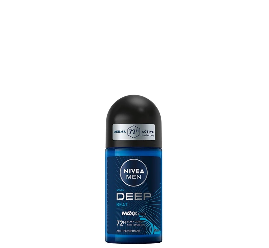 NIVEA ROLL-ON MEN 50ML DEEP BLACK CARBON BEAT 95674