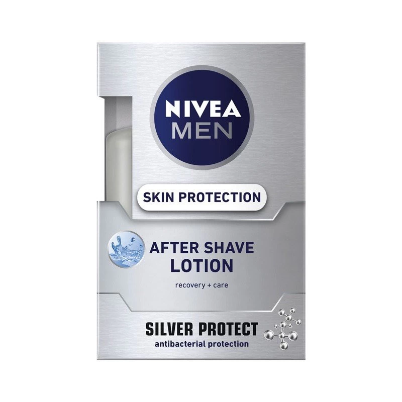 NIVEA AFTER SHAVE LOSION 100ML SILVER PROTECT 81340