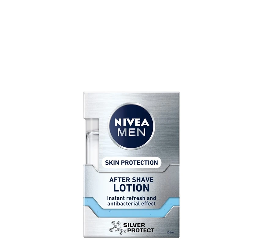 NIVEA AFTER SHAVE LOSION 100ML SILVER PROTECT 81340