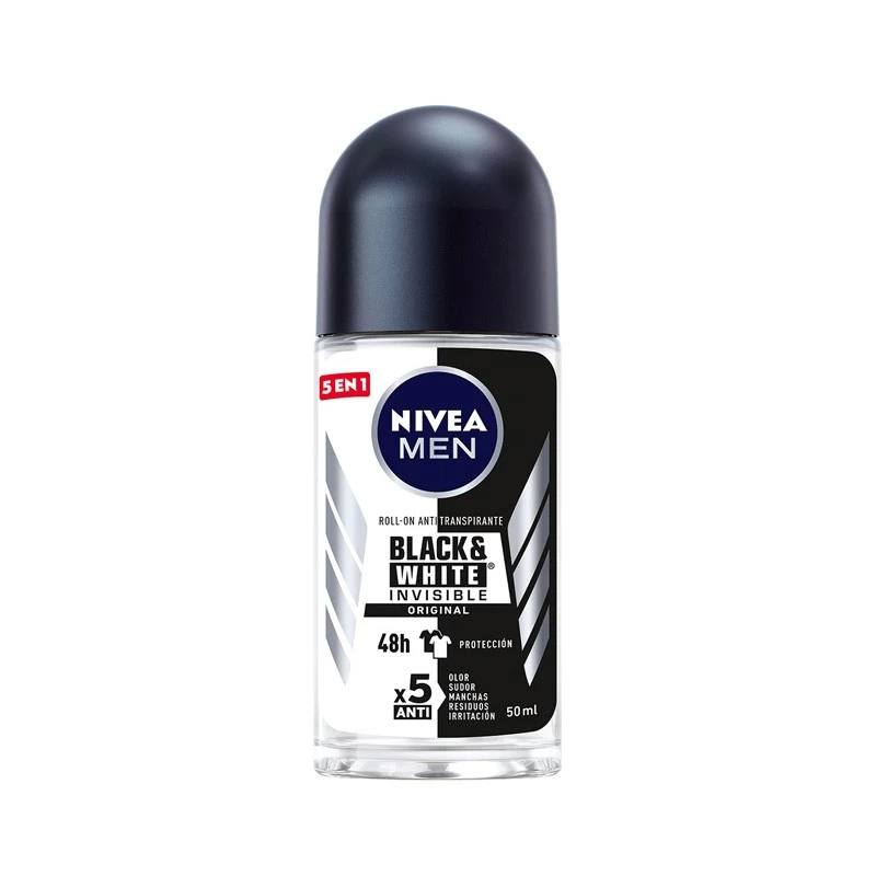 NIVEA ROLL-ON MEN 50ML BLACK&WHITE INVISIBLE 82245