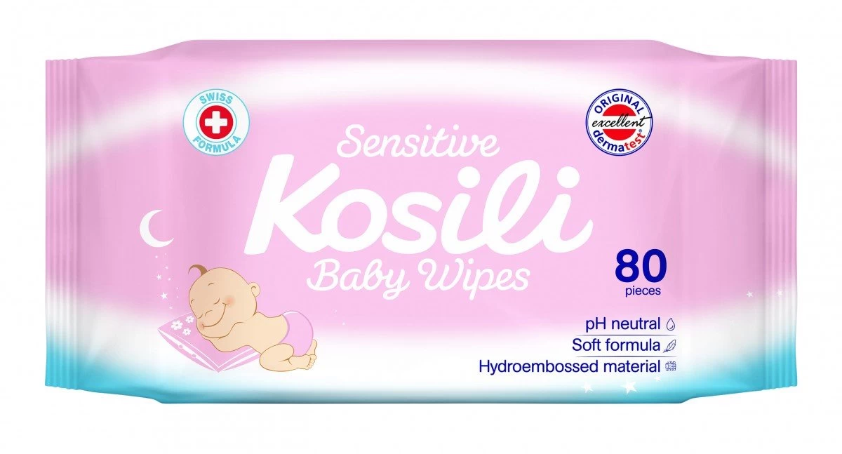 KOSILI VLAŽNE MARAMICE BABY 80KOM ROZE