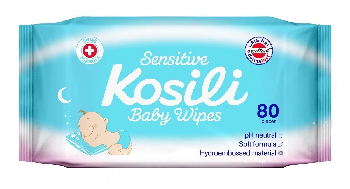 KOSILI VLAŽNE MARAMICE BABY 80KOM PLAVE