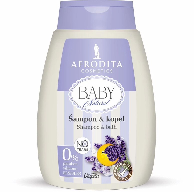 AFRODITA BABY NATURAL ŠAMPON&KUPKA 200ML