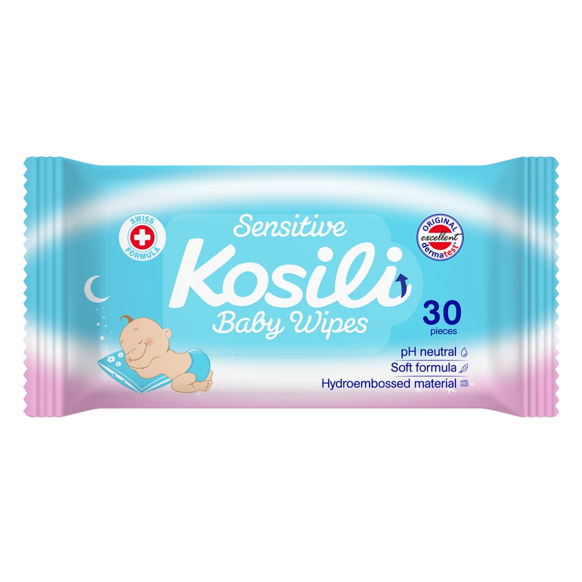 KOSILI VLAŽNE MARAMICE BABY 30KOM PLAVE