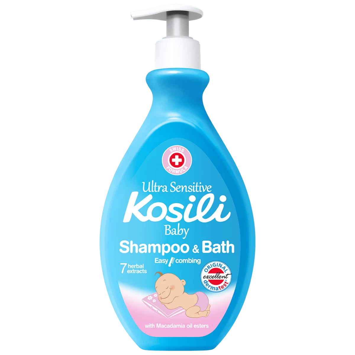 KOSILI ŠAMPON I KUPKA 400ML SENSITIVE PLAVI SA PUMPICOM