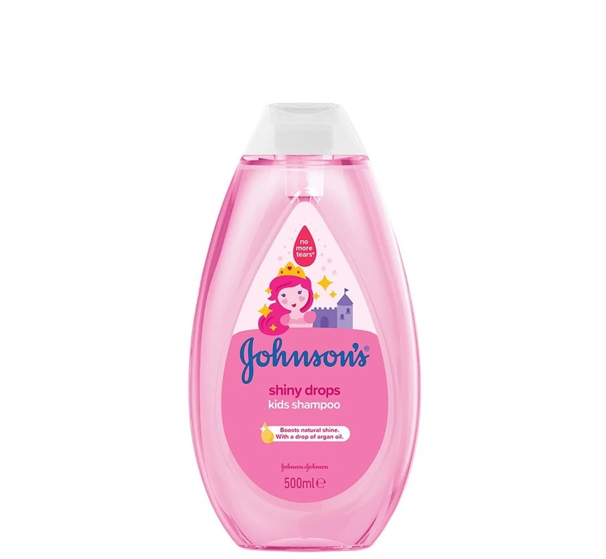 JOHNSONS BABY ŠAMPON 500ML SHINY DROPS