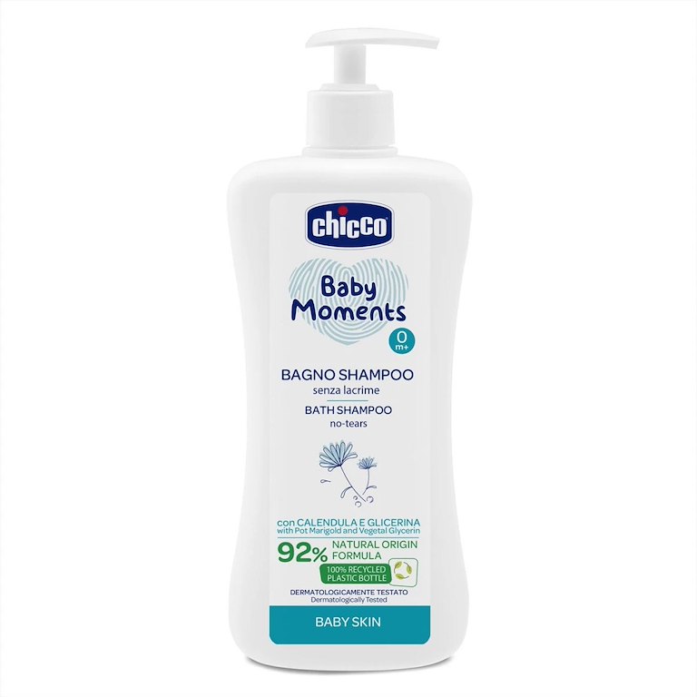 CHICCO BABY MOMENTS NORMAL KUPKA I ŠAMPON 500ML