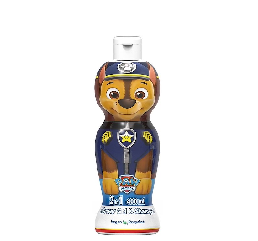 PAW PATROL CHASE 1D GEL&ŠAMPON 2IN1 400ML