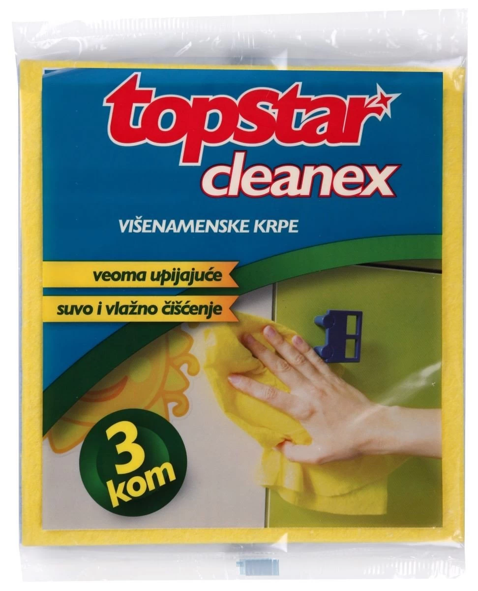 TOP STAR CLEANEX UNIVERZALNE KRPE 3 KOM