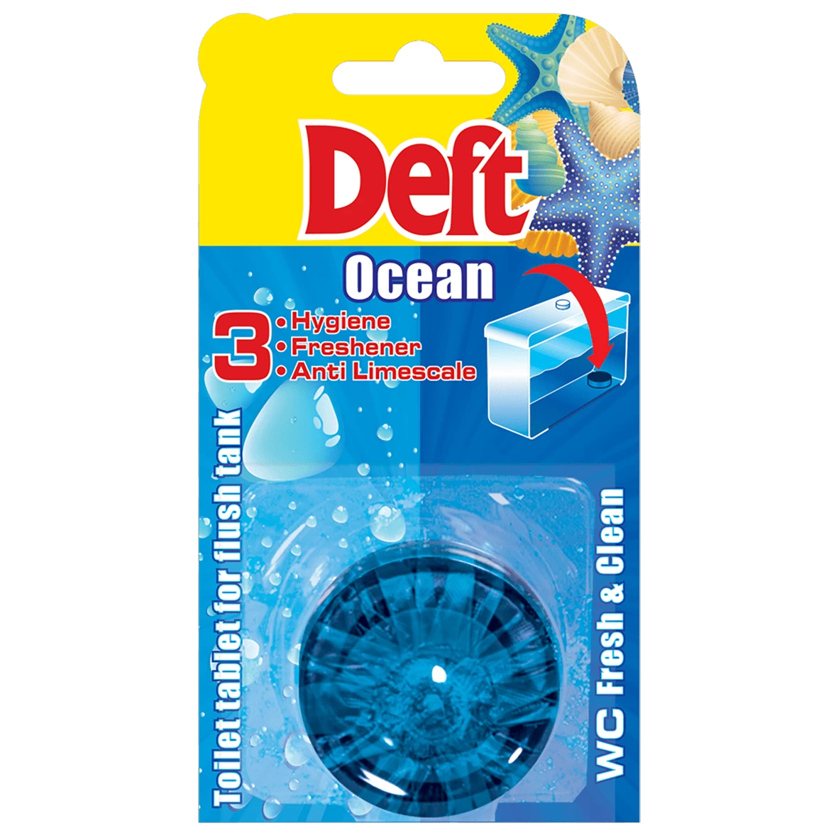 DEFT TABLETA ZA VODOKOTLIĆ 50G COLOR OCEAN