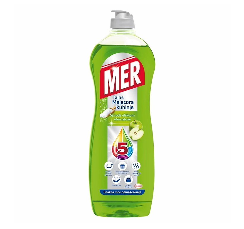 MER DETERDŽENT ZA POSUĐE 750ML JABUKA