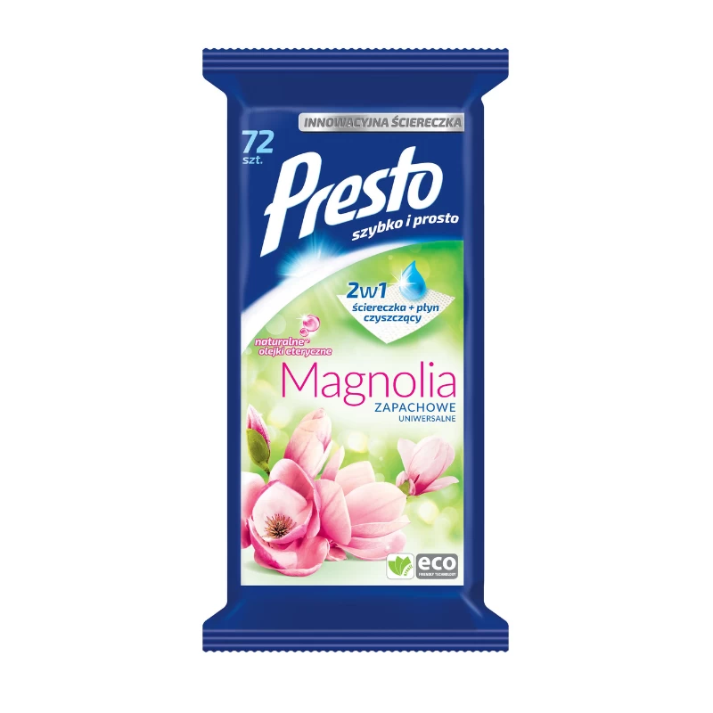 PRESTO VLAŽNE MARAMICE 72KOM UNIVERZALNE MAGNOLIJA