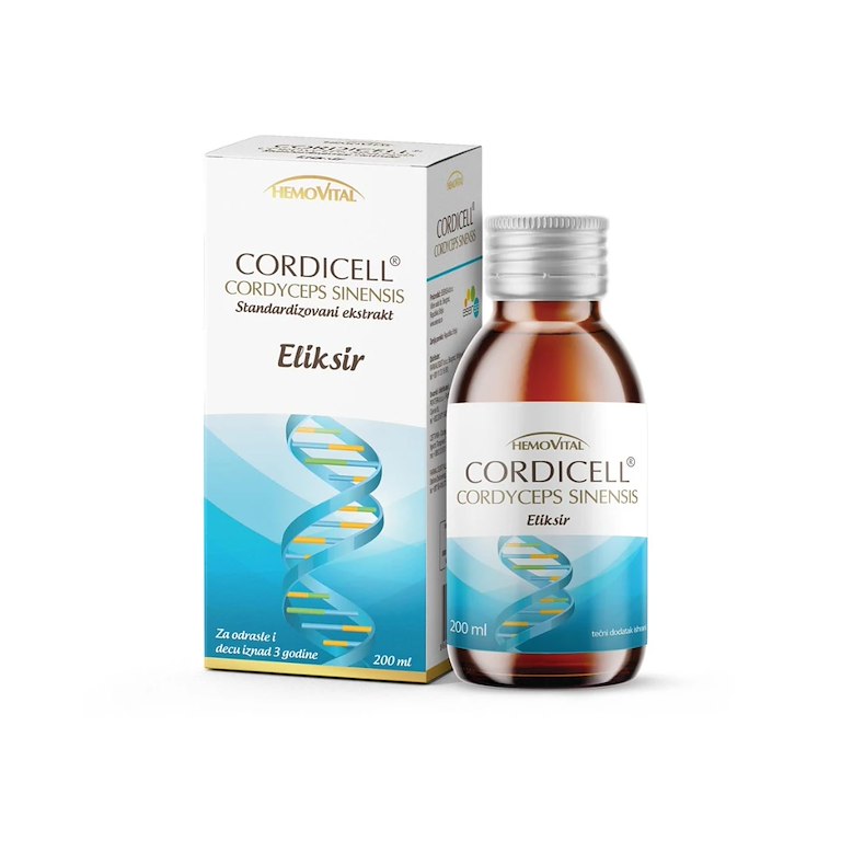 CORDICELL® Cordyceps Sinensis Eliksir Mladosti 200 mL