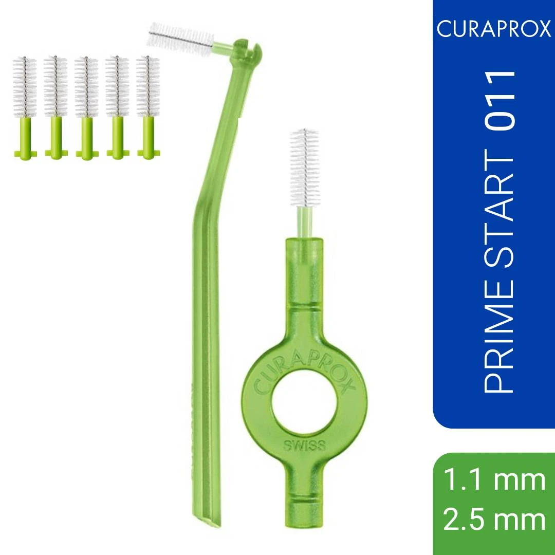 CURAPROX Prime Start 011 Interdentalni Set ZELENI