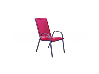 Baštenska stolica - crvena