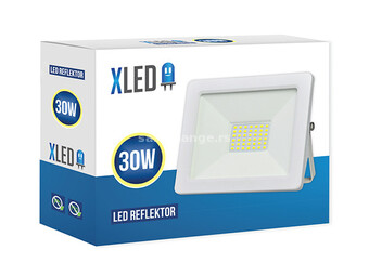 Led reflektor 30W, 6500K, 2400Lm , IP65, AC220-240V, beli