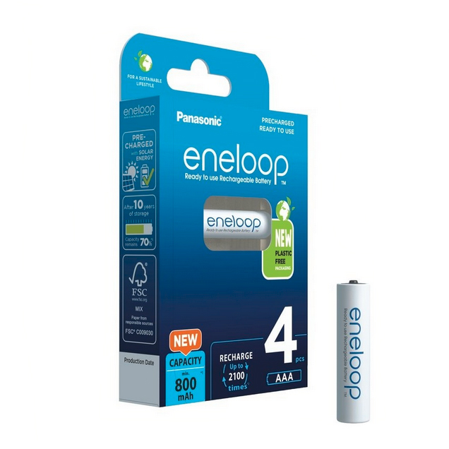 Panasonic Eneloop AAA/4B (BK-4MCCE/4BE)