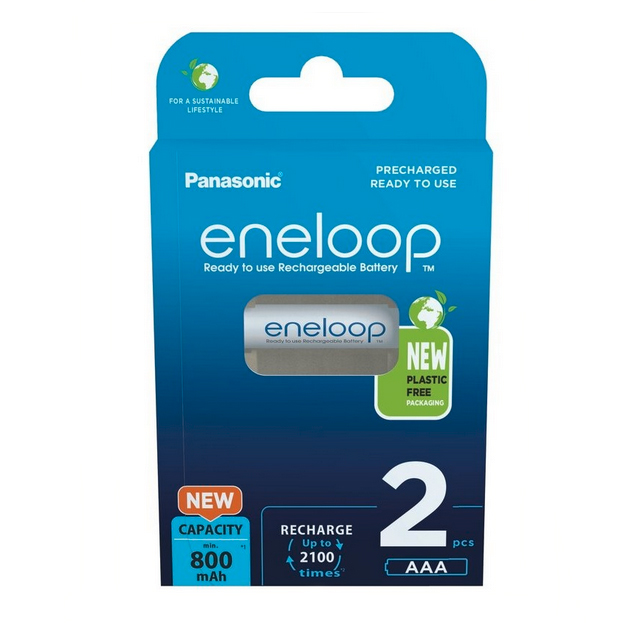 Panasonic Eneloop AAA/2B (BK-4MCDE/2BE)