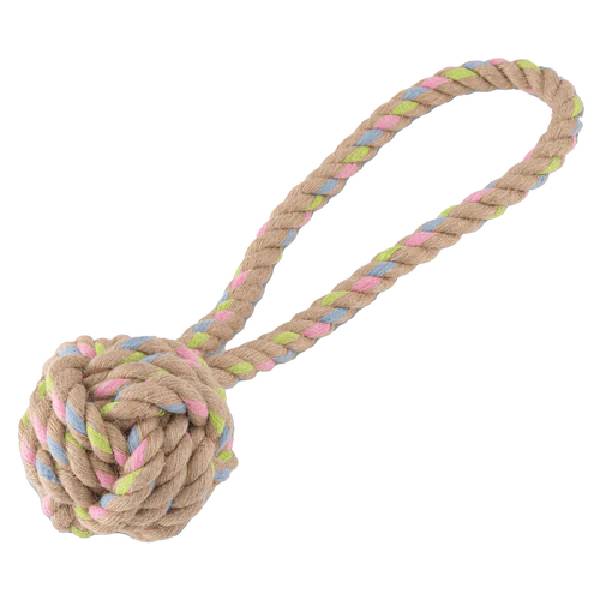 Beco Rope Hemp Ball with Loop Large - Large