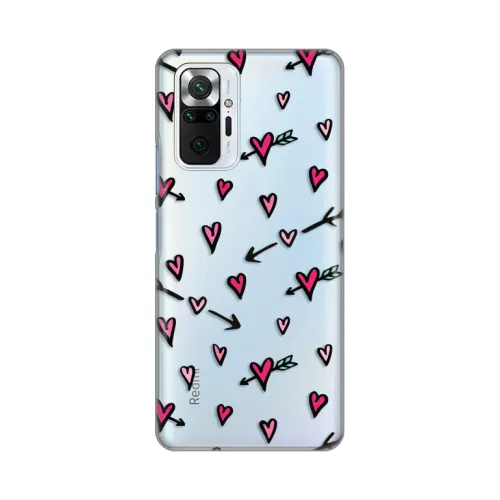 Silikonska futrola - maska print Skin za Xiaomi Redmi Note 10 Pro/Redmi Note 10 Pro Max Heart Pattern