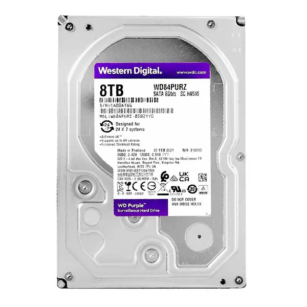 8TB WD Purple WD84PURZ Hard disk