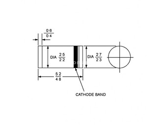 Dioda 1000V 1A Melf LL4007G