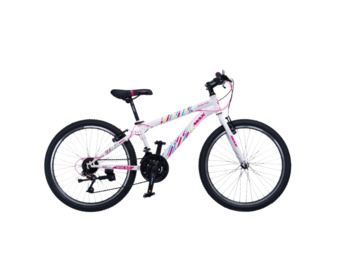 Ženski dečiji bicikl MAX DIVA 24" - bela