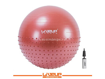 LiveUp Lopta za pilates i masažu + ručna pumpa - LS3569