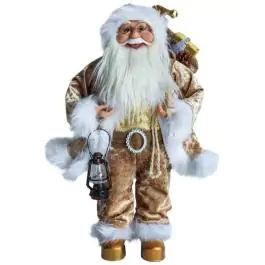 Deda Mraz zlatni 45cm Deco Santa