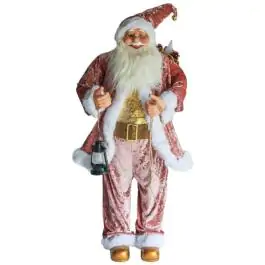 Deda Mraz roze 120cm Deco Santa