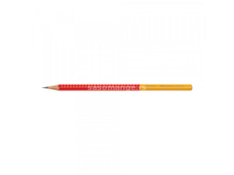 Grafitna olovka Faber Castel GRIP B bicolor 517022 crvena