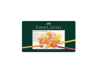 Drvene bojice Faber Castell Polychromos 1/120 110011 u metalnoj kutiji