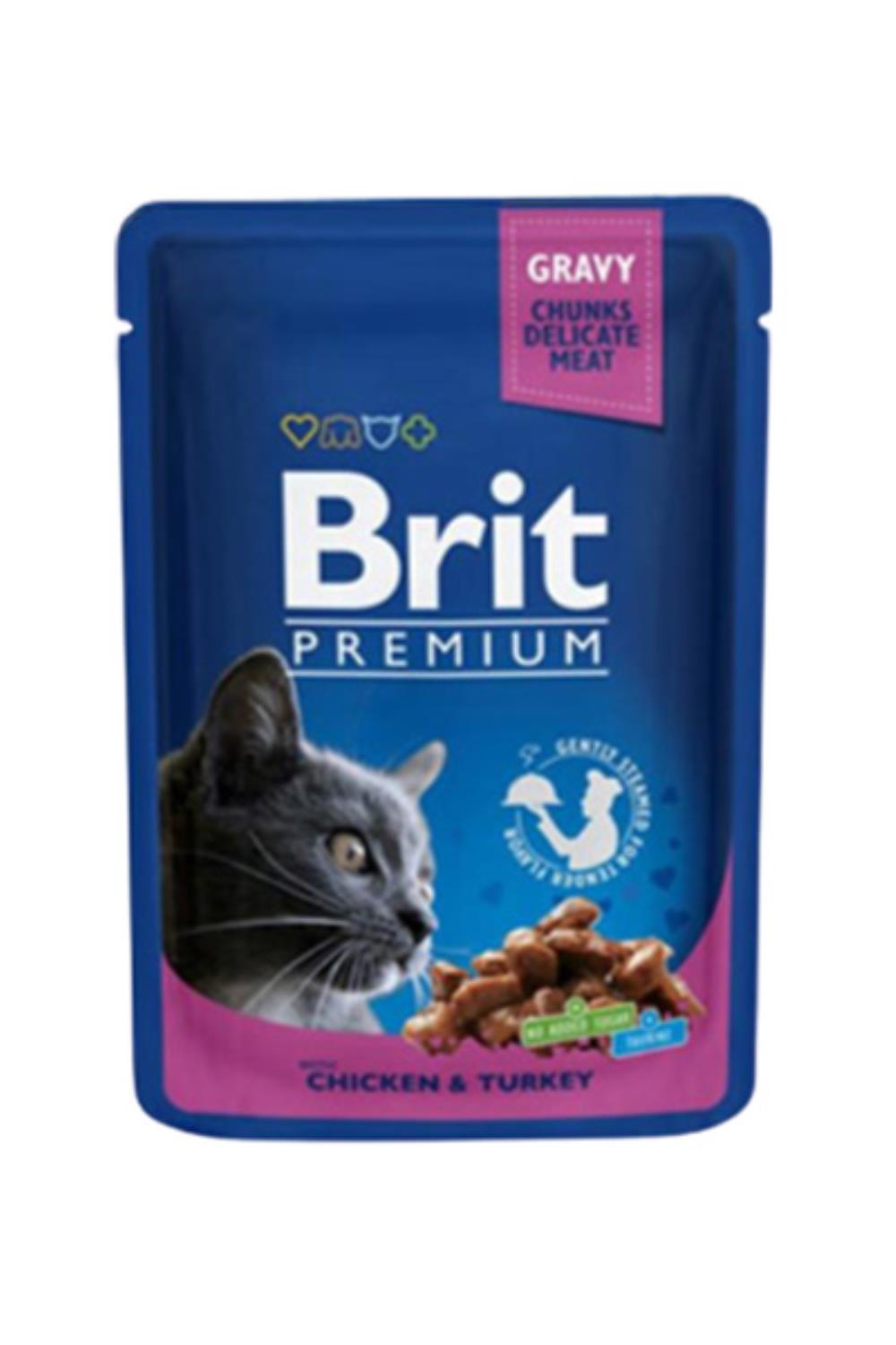 Brit Premium sos za macke komadici piletina,curetina 100 g